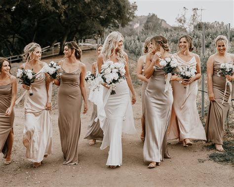 Champagne Bridesmaid Dresses