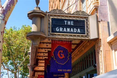 Old Granada Theatre In Santa Barbara Editorial Photography Image Of