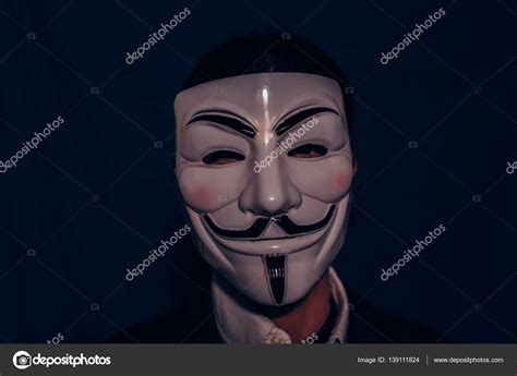 V for Vendetta Mask Guy Fawkes Anonymous fancy Cosplay. – Stock ...
