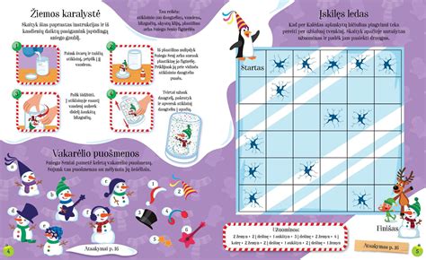 Pirmosios Sniego Senio Kalėdos Veiklos Knyga Su Lipdukais Vaigalt