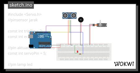 Gerbang Otomatis Copy 2 Wokwi Esp32 Stm32 Arduino Simulator