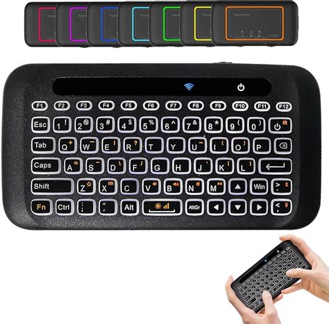 Wireless Keyboard With Touchpad 24ghz Backlit Mini