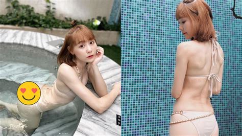 啦啦隊甜心比基尼清涼照流出！凹出完美s曲線 Beanfun
