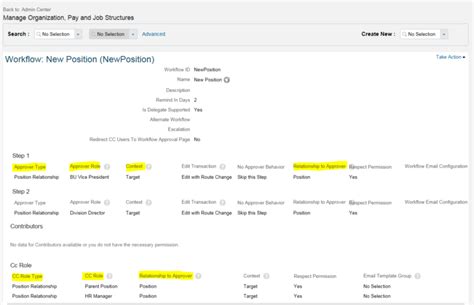 How To Build Workflows In Position Object Cloud HR
