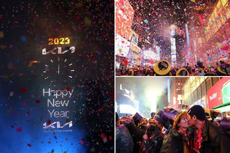New Years Eve Revelers Ring In 2023 At Times Square