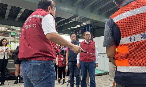 颱風影響新北環狀線復原工程 市長親往視察 蕃新聞