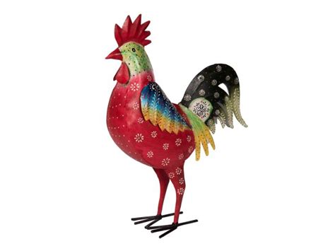 Coq M Tal Peint Color X Cm