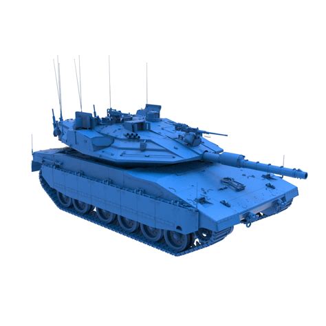 Stl File Merkava Mk 4m 🎲 Obj ・3d Print Design To Download・cults