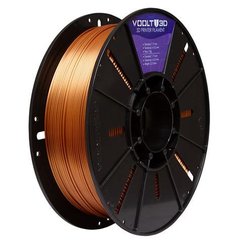 Filamento Impressão D Voolt Pla Silk Cobre Kg Loja DPA