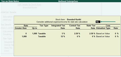 Calculation Of Gst Based On Slab Rate Cess On Quantity And Value