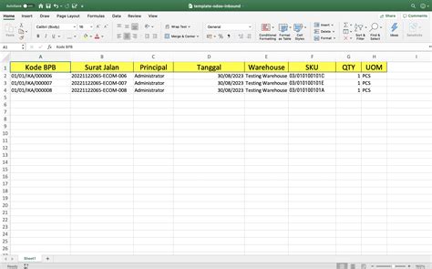 Inbound Process Orbiz Documentation