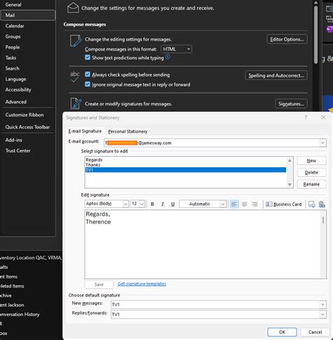 Automatic Signature Doesnt Appear In New Or Reply Email Microsoft Qanda