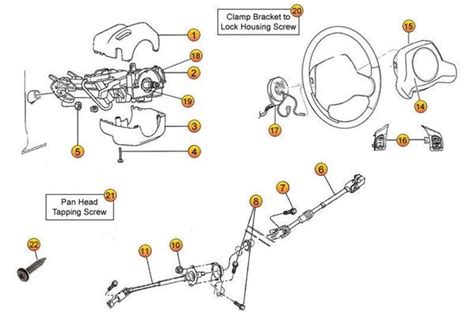 Jeep Wrangler Steering Column Diagram