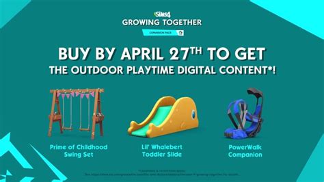 The Sims 4 Growing Together Order Bonus