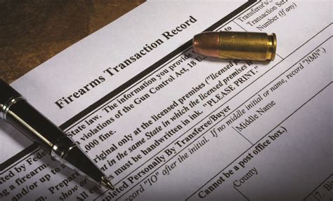Firearms Transaction Record Police Chief Magazine