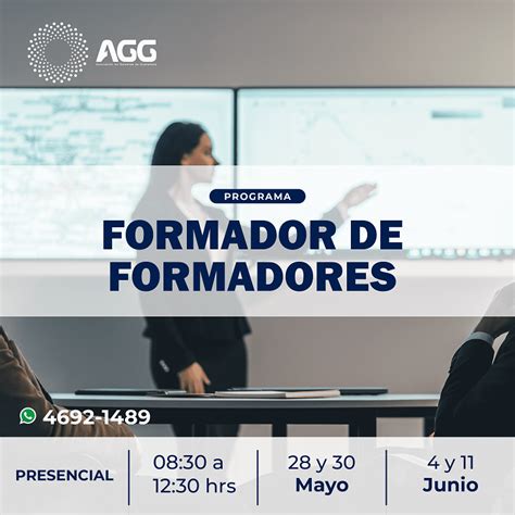 Formador De Formadores Asociación De Gerentes De Guatemala Agg