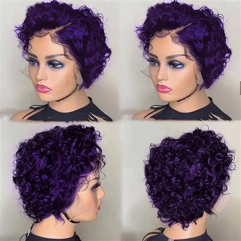 Purple Pixie Cut