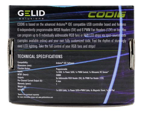 Обзор программируемого комплекта Gelid Codi6: когда мечты сбываются