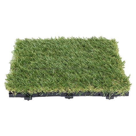 Fake Grass Deck Flooring Anti Rot Turf Grass Tile Diy Interlocking Deck