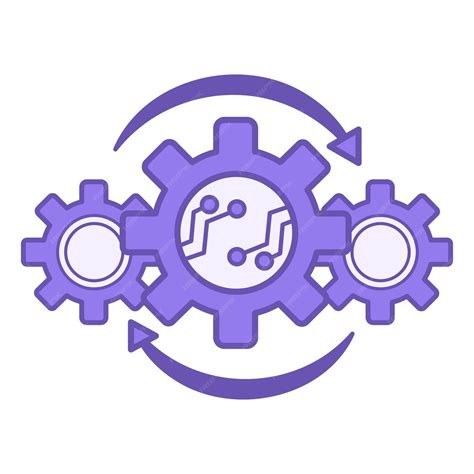 Premium Vector Automation Color Icon