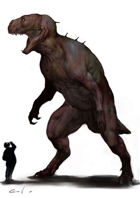 Scrapped Jurassic Park Iv Humandinosaur Hybrid Concept Art