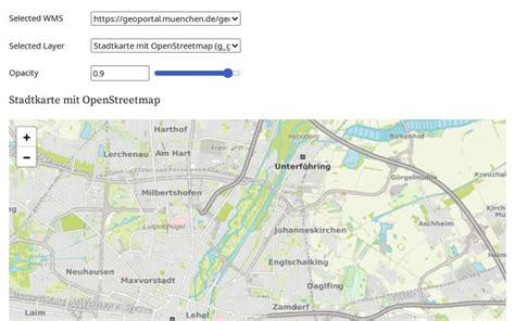 Munich Geoportal WMS Viewer Easz Observable