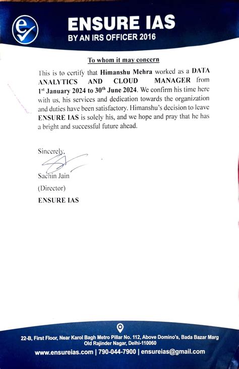 Himanshu Mehra On Linkedin Internship Dataanalytics Cloudmanagement Professionalgrowth