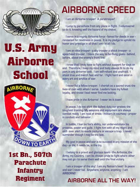 The Airborne Creed By Signman7194 On Deviantart