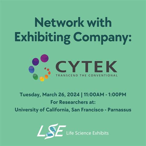 Science Cytek Scientificresearch Labwarriors Laboratory Biology… Life Science Exhibits