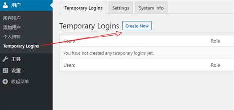给wordpress创建一个临时管理员账号：temporary Login Without Password 奶爸建站笔记