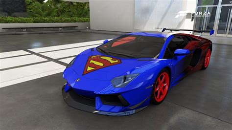 Forza Motorsport 6 Forzavista Car Show Superman Lambo Youtube