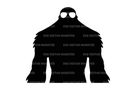 Bigfoot With Sunglasses Svg Cut File Graphic By Svgvectormonster