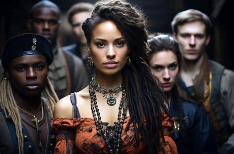 Premium Ai Image A Group Of People In Different Professions