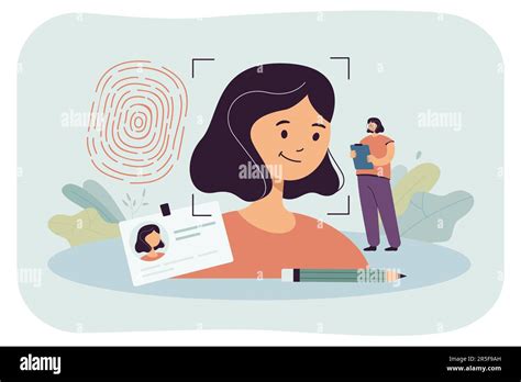 Employee Using Biometric Cut Out Stock Images And Pictures Alamy