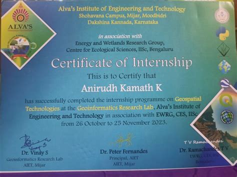 Anirudh Kamath On Linkedin Internshipexperience Geospatialtech