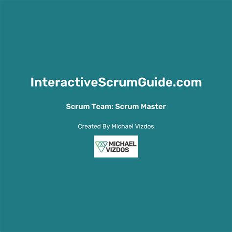 Scrum Master On A Scrum Team Scrum Guide Video — Michael Vizdos
