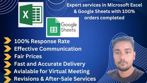 Be Expert In Microsoft Excel Google Sheets Formula Macro Script