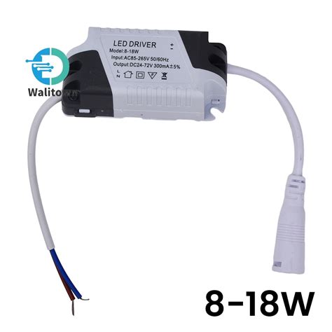 อะแดปเตอร์แปลงพาวเวอร์ซัพพลายไดรเวอร์ Led Ac85 265v เป็น 8 18w 8 24w