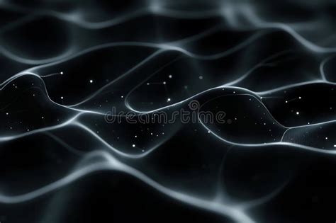 Abstract Wave Digital Background With Glowing Curved Lines Stock Image Image Of Glow Flow