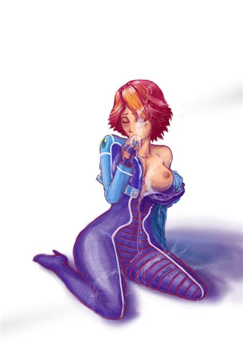 Rule 34 Blush Breasts Clothes Color Female Female Only Front View