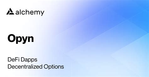 opyn decentralized options alchemy