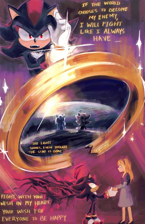 Sonic The Hedgehog Shadow The Hedgehog And Maria Robotnik Sonic And