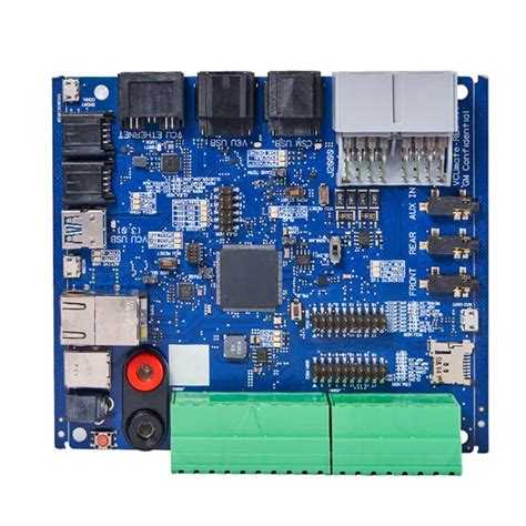 Blue Solder Mask Color PCB Main Board Model And Testing Blue Solder