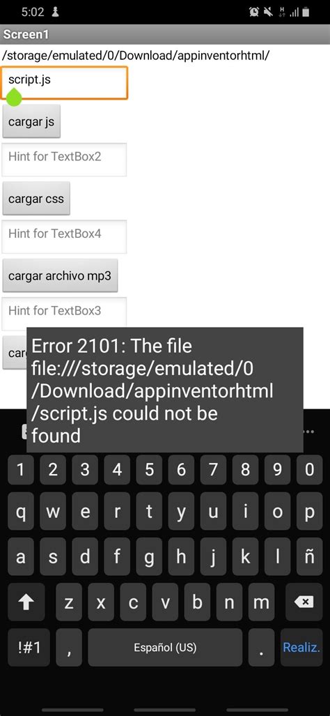 I Cant Load My Files Js Html And Css Using Block File Asset Mit App