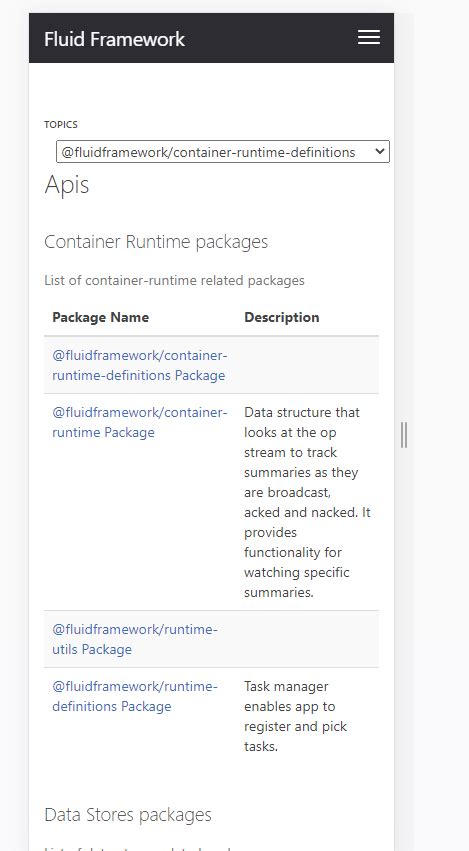 api page is breaking mobile navigation · issue 3601 · microsoft