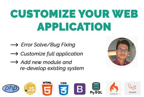 Customize Bug Fix By Php Javascript Mysql Rest Api Web Application By Mdsohelranacs Fiverr