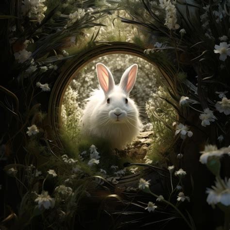 Premium Photo Fennels Fantastical Journey Down The Rabbit Hole