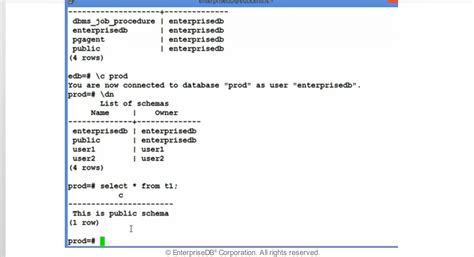 Module 6 Creating And Managing Databases Postgres Administration Essentials From Edb