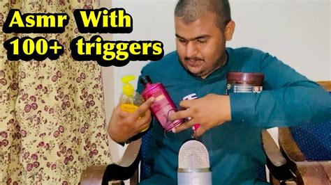 Asmr with 100+ triggers tingling sounds - YouTube