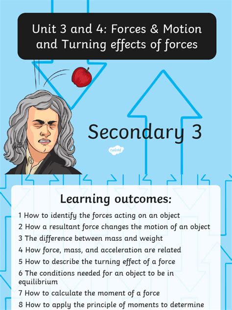 2324 T1 Physics 3 And 4 Forces Motion Turning Effects Pdf Weight